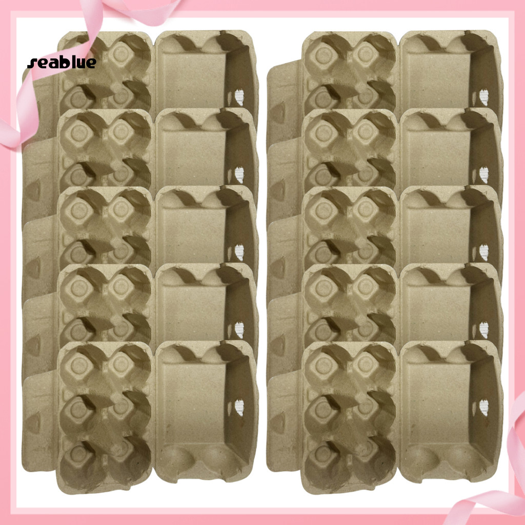 [SE] Paper Egg Cartons Environmentally Egg Cartons 10 Pack Reusable Egg ...