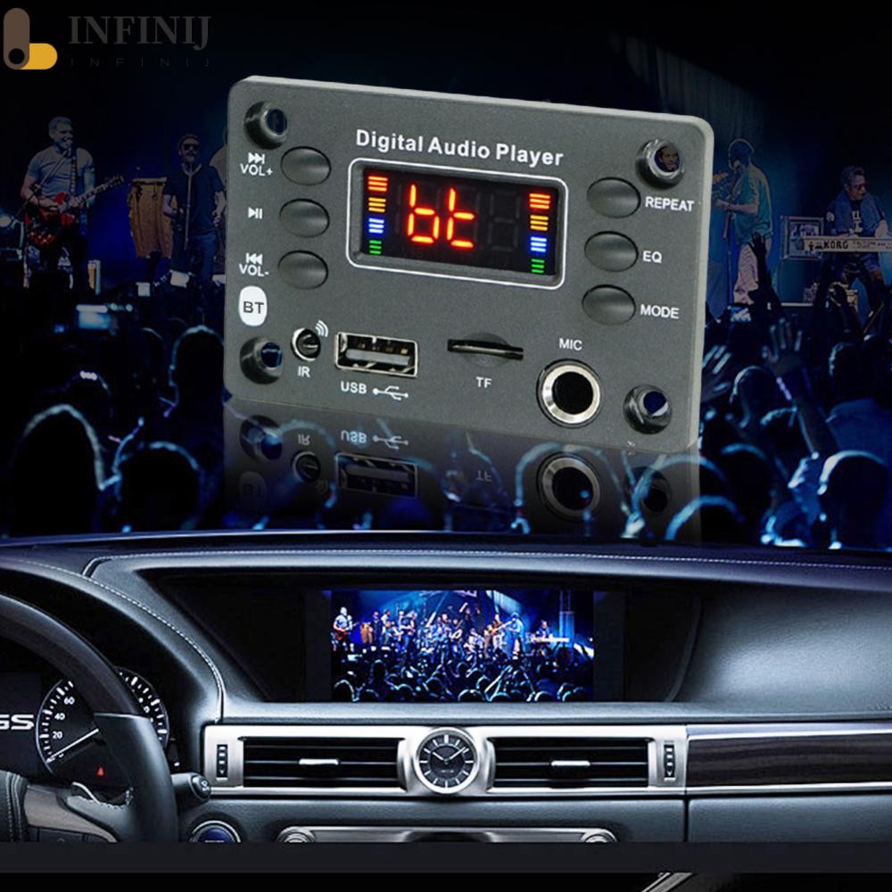 12V 25W BT 5.0 MP3/WMA/WAV/FLAC/APE Audio Decoding Board TF USB FM ...