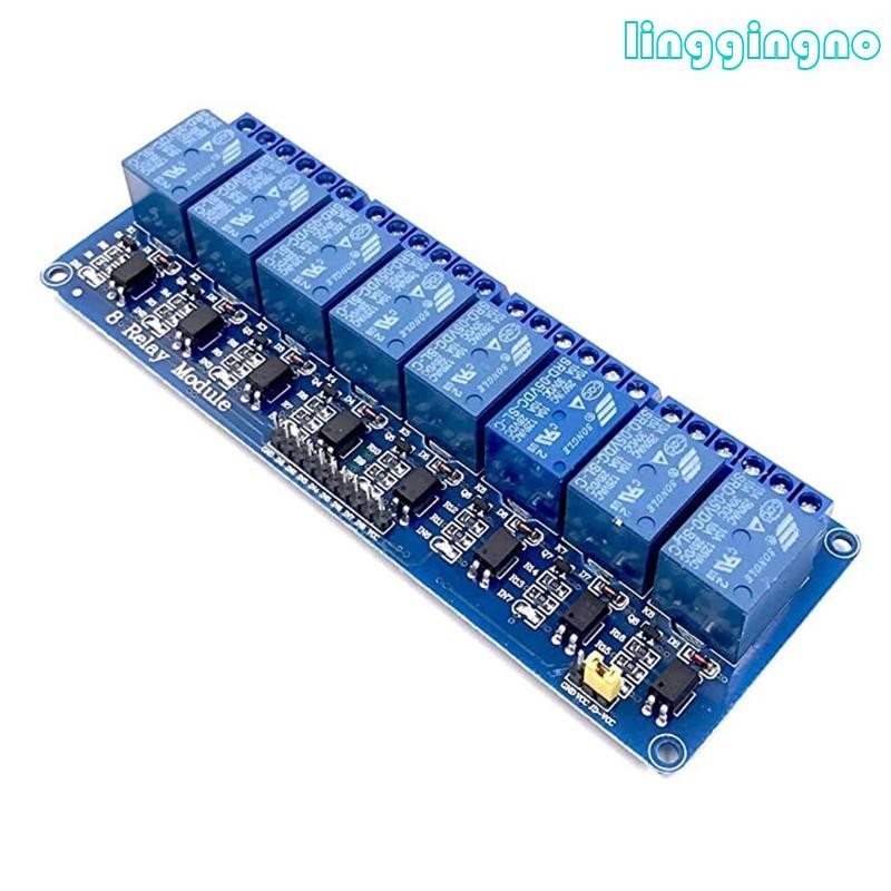 RR 5V 8 Channel Relay Module with Optocoupler Isolation 8 Ways Control ...
