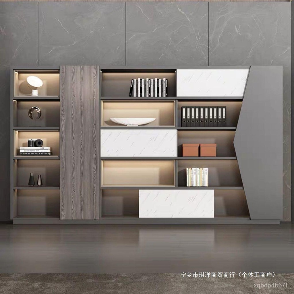 J-9/Office Background Cabinet File Cabinet Wooden High Cabinet Simple ...