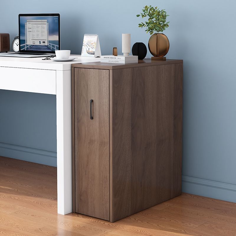 Pull-out Bookshelf Bookcase Mobile with Wheels Bookshelf Storage ...