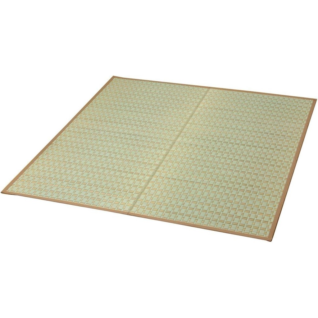 【Direct from Japan】Ikehiko Corporation Rush Rug Carpet 2 Tatami Kakegawa Weave "Unzen" Beige ...