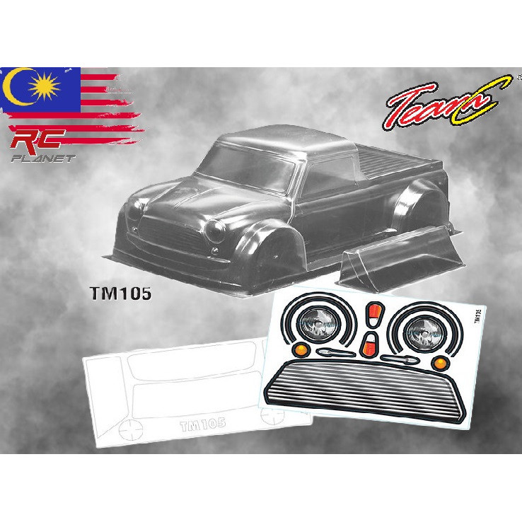 TeamC Racing TM105 1/10 MINI PICK UP 225MM | Shopee Singapore