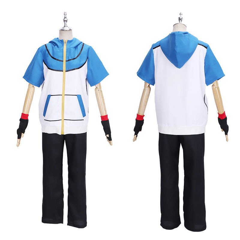 Anime Pokémon cos Costume Shinchi cosplay Costume Summer Costume Suit ...