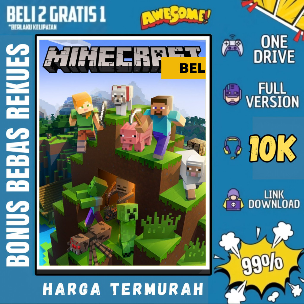 MINECRAFT - PC GAMES - LAPTOP GAMES - PC GAMES - BUY 2 GET 1 FREE ...