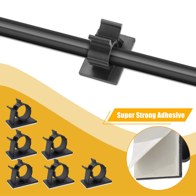 [READY STOCK] 10pcs Adjustable Cable Organizer Ties Self Adhesive Cable ...