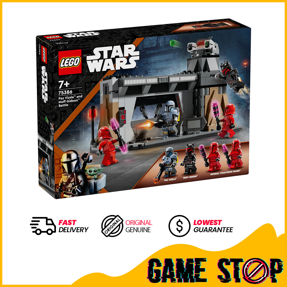 Lego 75386 Star Wars TM Paz VizslaTM and Moff GideonTM Battle | Shopee ...