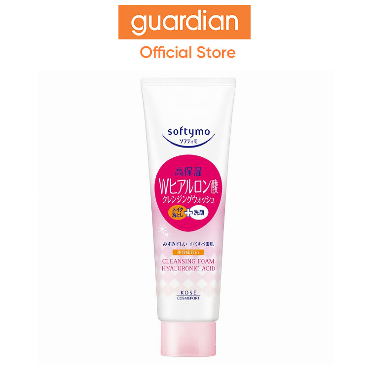 Kose Softymo Super Cleansing Foam with Hyaluronic Acid 190g | Shopee Singapore