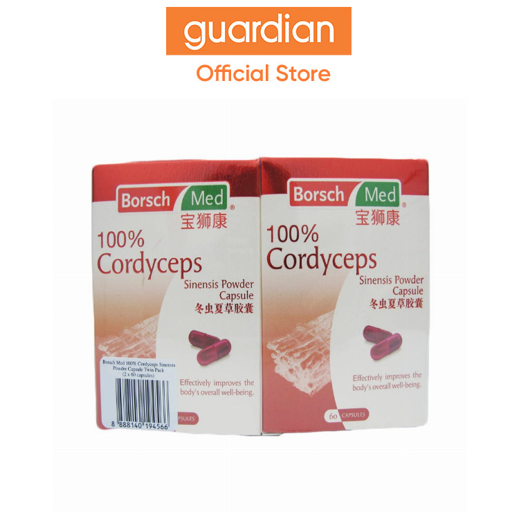 Borsch Med 100% Cordyceps Capsule Twin Pack, 2x60 capsules | Shopee ...