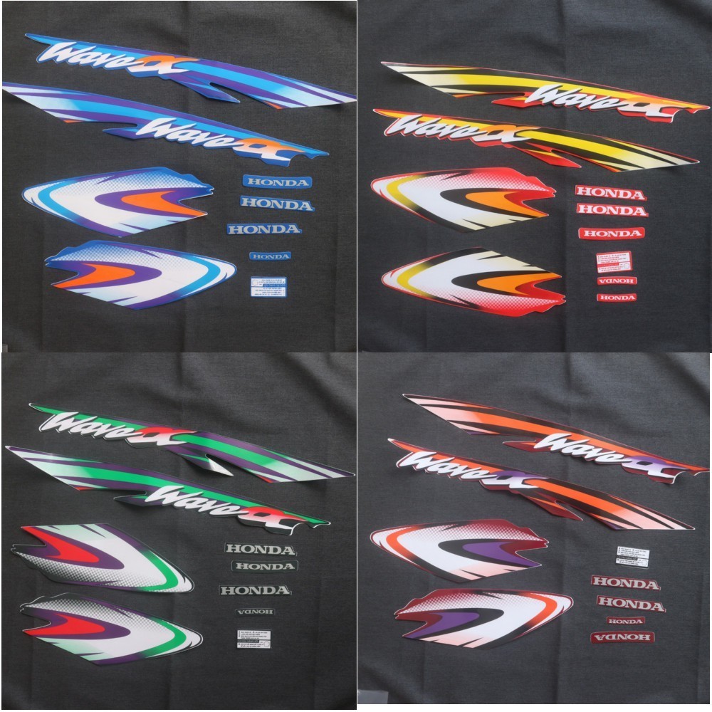 Full set of 3-layer stamps, WAVE alpha Small 2003-2005 car fairing ...