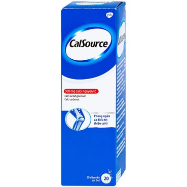 Calsource Effervescent Tablet 500mg Prevention calcium / calcium ...