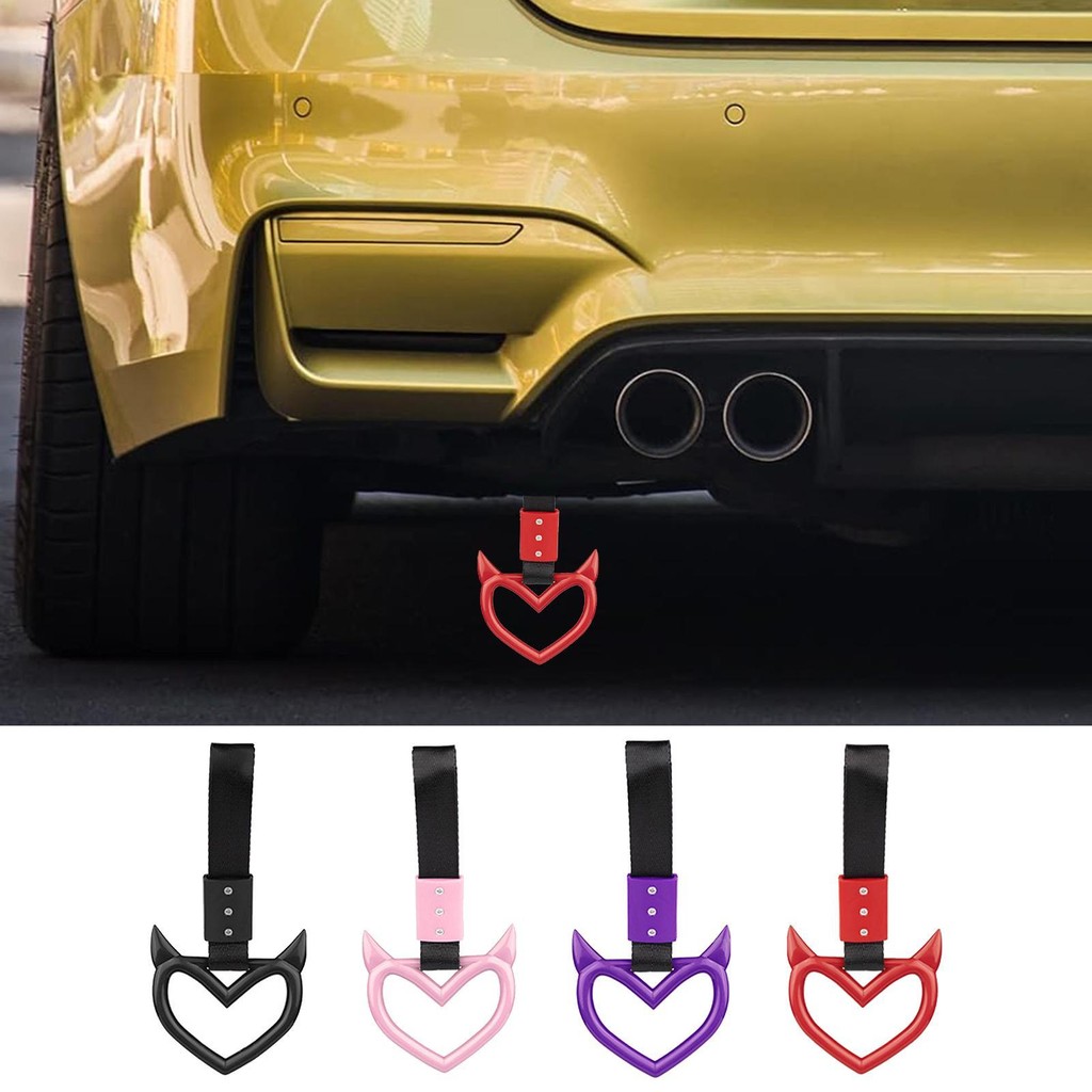 Devil Heart Handle Ring Decorative Subway Train Bus Handle Easy ...
