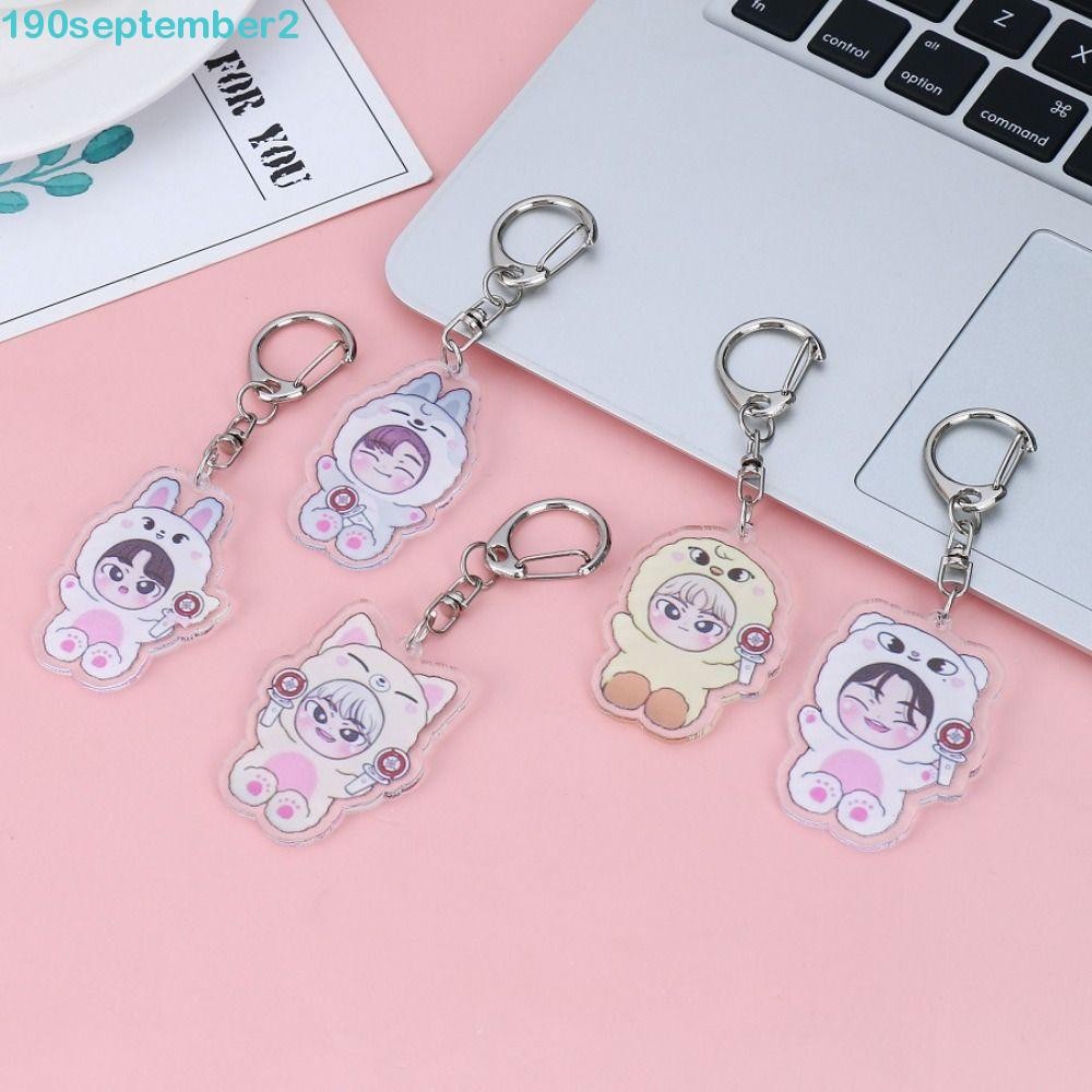 SEPTEMBERB Stray Kids Keychain, Acrylic Stray Kids Skzoo Pendant ...