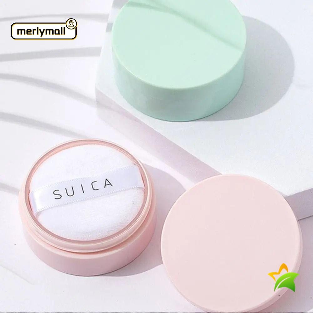 MERLYMALL 1Pcs Empty Loose Powder Jars, White Cap|Dispersion Powder Box ...