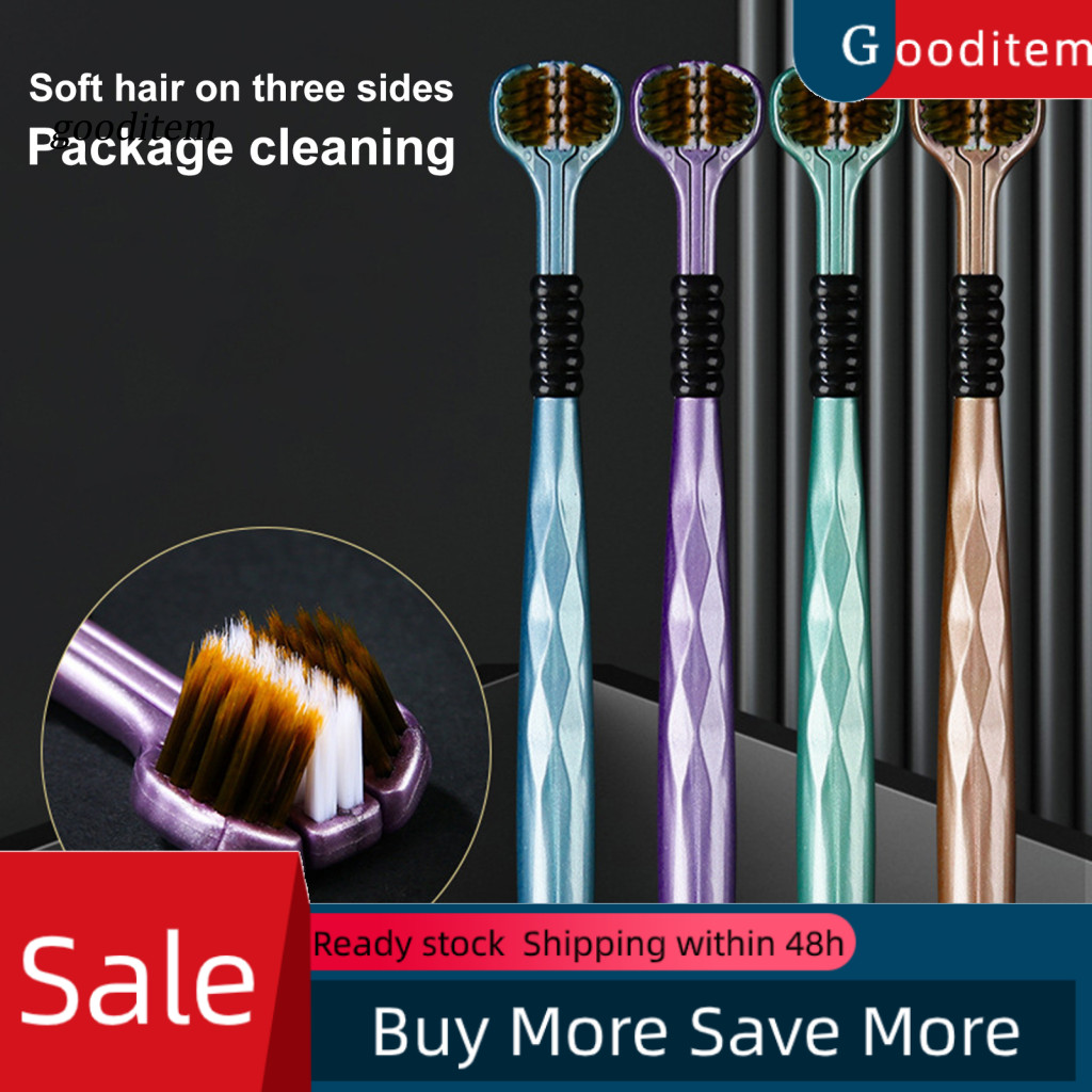 [Gooditem] Dental Health Tool Innovative Toothbrush 3-sided Toothbrush ...