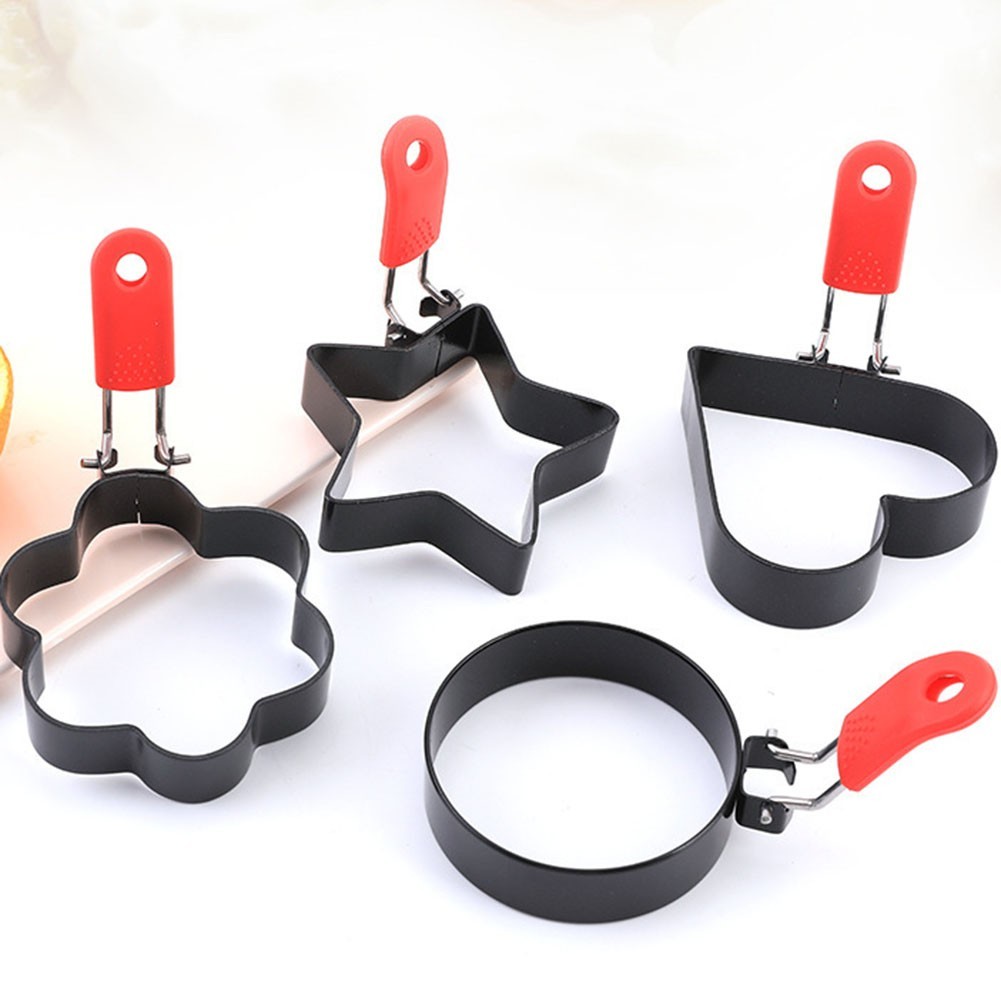 [stock] Non-Stick Egg Cooker Ring Fried Egg Shaper Cooking Tool Egg Pan ...