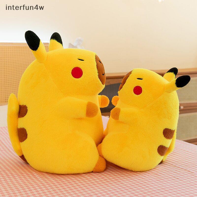 interfun4w 30/38cm Pokemon Cute Pikachu Capybara Plush Toy Kawaii ...