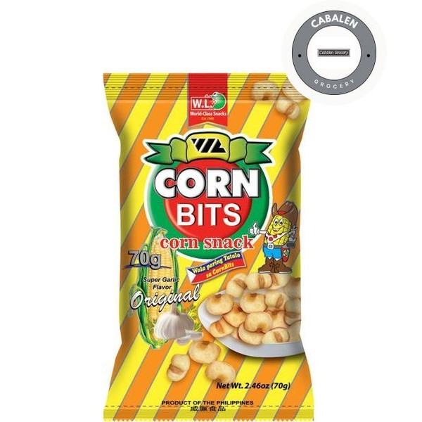 WL Foods Corn Bits Super Garlic Snacks 70g | Shopee Singapore