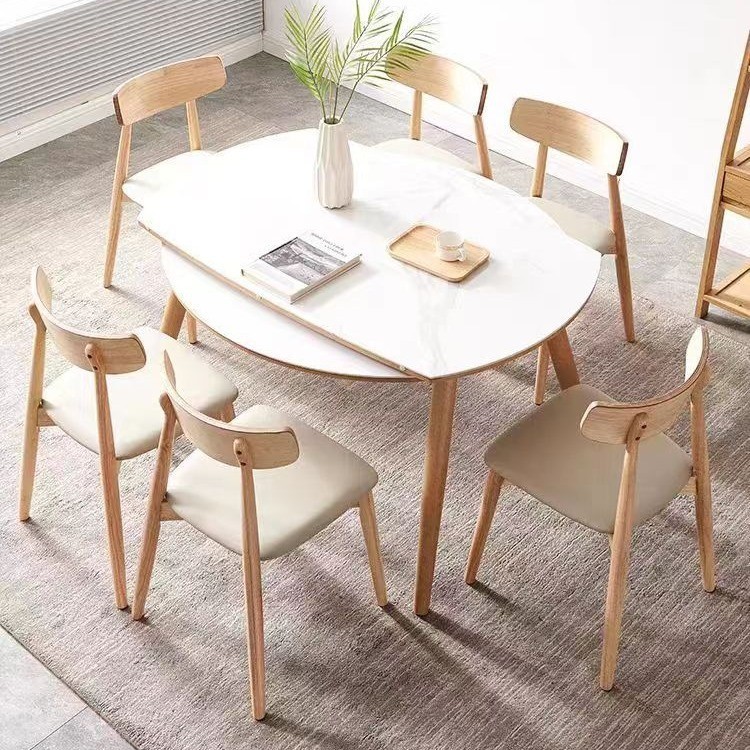 [Sg Sellers] Rock Plate Dining Table Modern Minimalist Multi-Functional ...