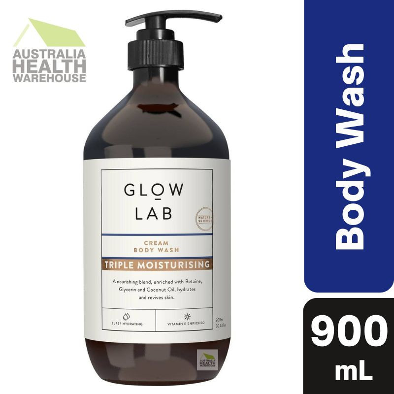 Glow Lab Cream Body Wash Triple Moisturising 900mL December 2025 ...