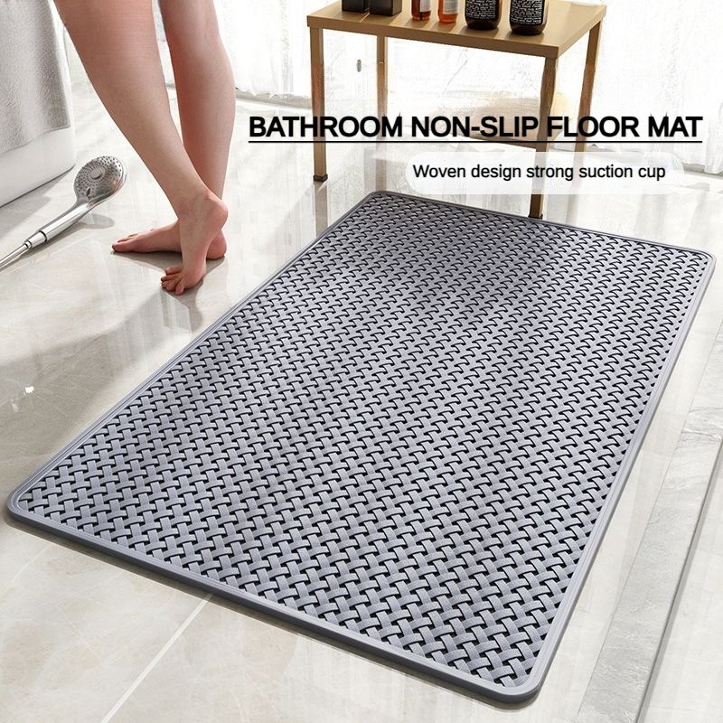 Bathroom Anti-slip Mat Shower Room Suction Cup Floor Mat Shock ...