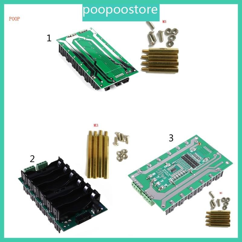 POOP Lithium 18650 Battery Holder BMS PCB DIY Ebike Solar Battery 6S ...