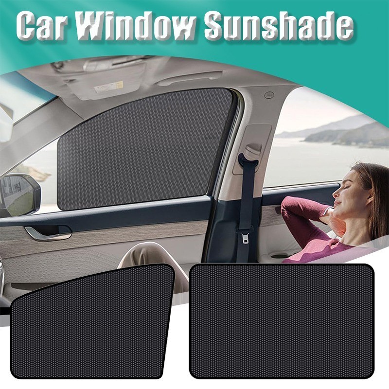 Magnetic Car Sun Shade UV Protection Curtain Sunshade Side Window Mesh ...