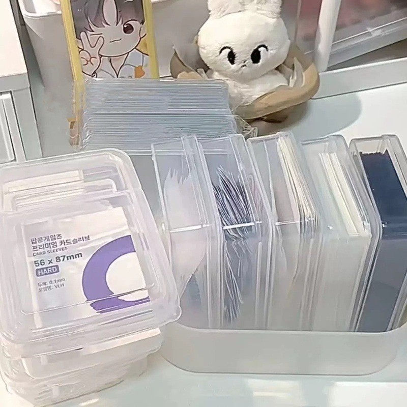 shopee choice badgeTransparent Plastic Storage Box 3inch INS idol ...