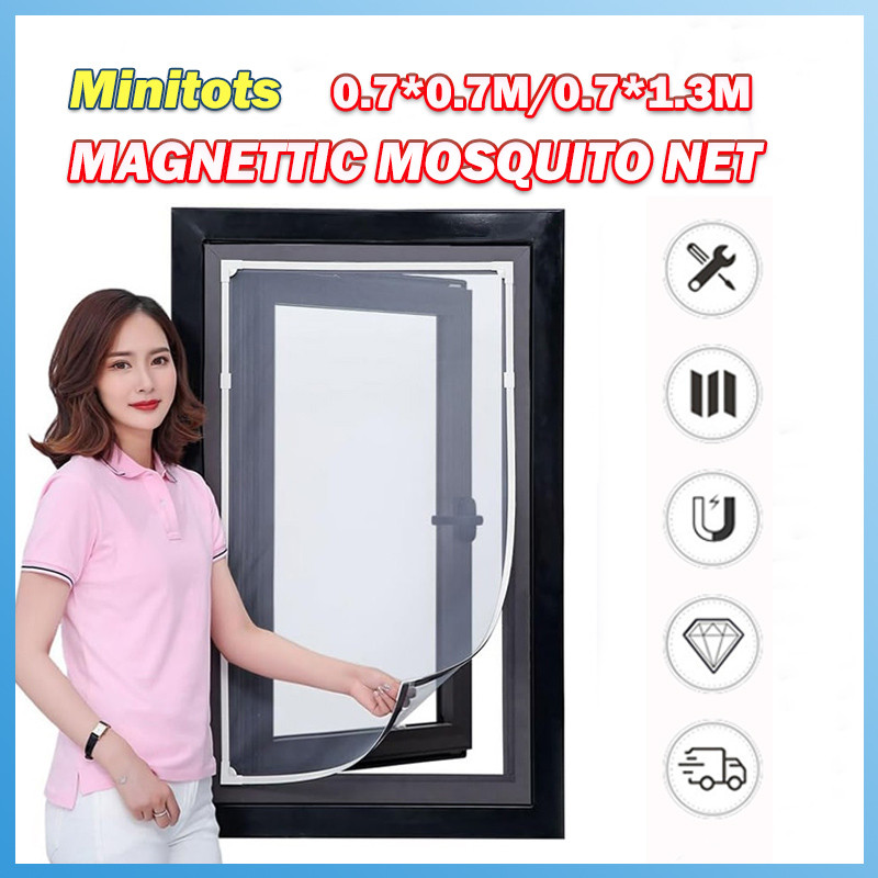 [SG READY STOCK] Mosquito Net Window Mesh Insect Magnetic Screen For ...