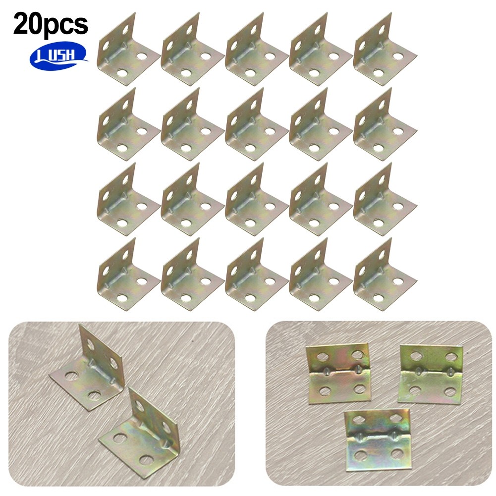 20pc Stainless Steel 90 Degree Angle Bracket Corner Joint Bracket ...