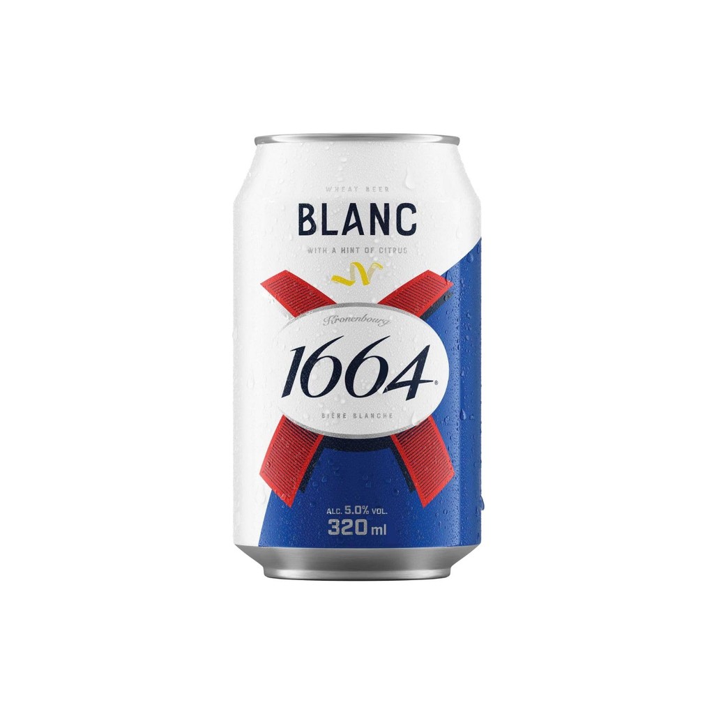 KRONENBOURG BLANC 1664 CAN 320ML | Shopee Singapore