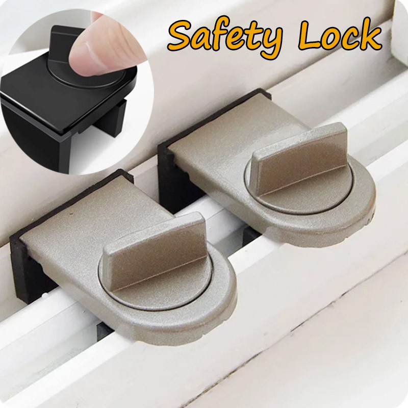 Door and Window Safety Lock Windows Adjustable Security Door Latch ...