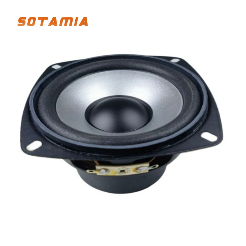SOTAMIA 1Pcs 4 Inch Full Range Woofer Speaker Altavoz 6 Ohm 20W Bass Audio Sound Music Home ...