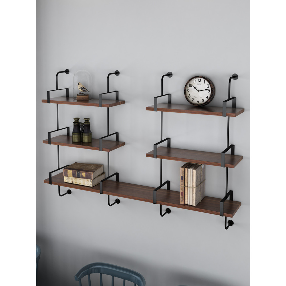 [48H Shipping] Nordic Wall Shelf Hanging Wall Bookshelf Wall Surface ...