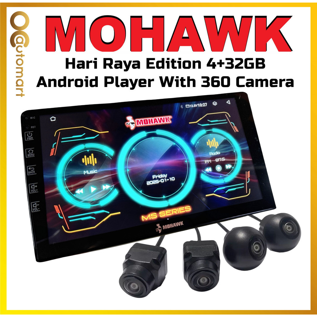 Mohawk Android Player With 360 Camera Hari Raya Limited Edition 4+32GB ...