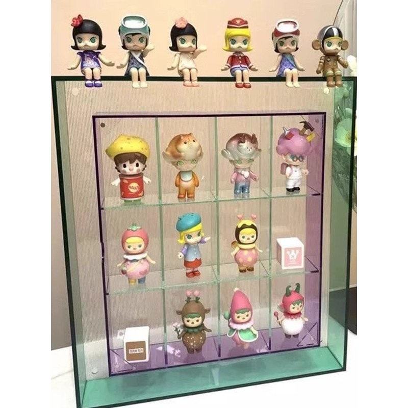 Pop Mart Blind Box Storage Display Stand Storage Box Home Wall Mount ...