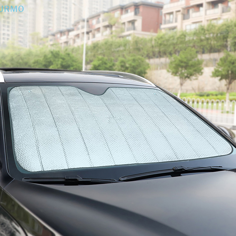 JRMO Car Sunshade Covers Cover Universal Windscreen Folding Visor ...