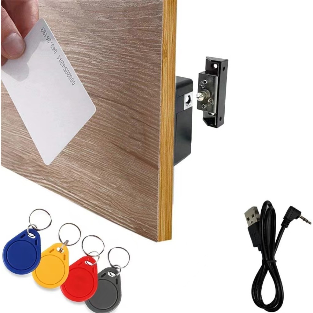 Hidden NFC Lock DIY RFID Latch with Usb Cable Power Supply for Wooden ...