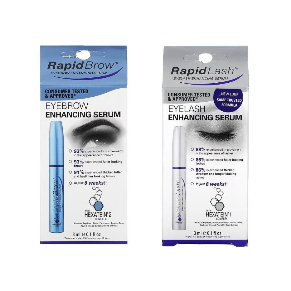 RapidLash / RapidBrow, Eyelash/Eyebrow Enhancing Serum (3 ml) | Shopee Singapore