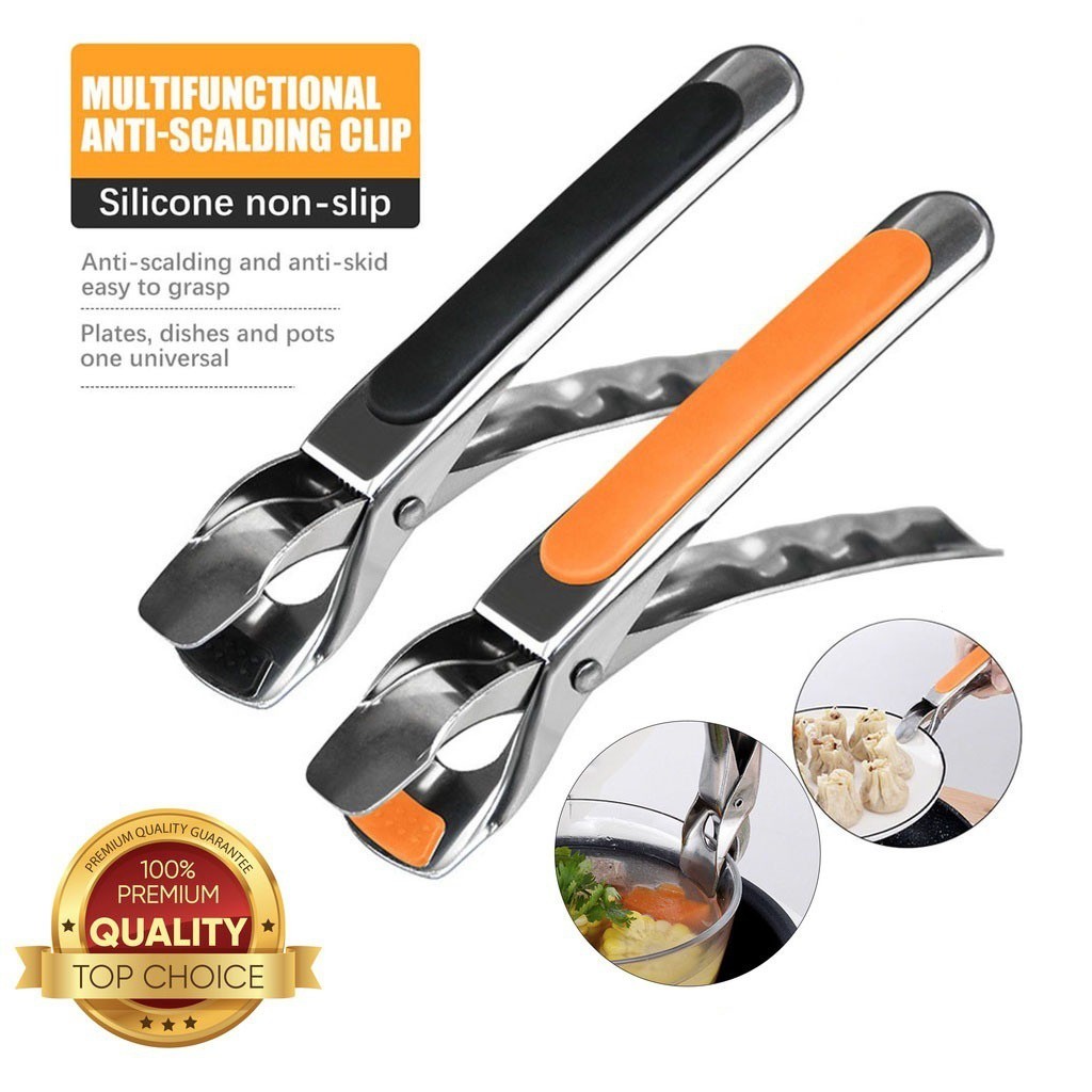 Kitchen Stainless Steel Handheld Anti scald Clips Dish Clamp Good ...