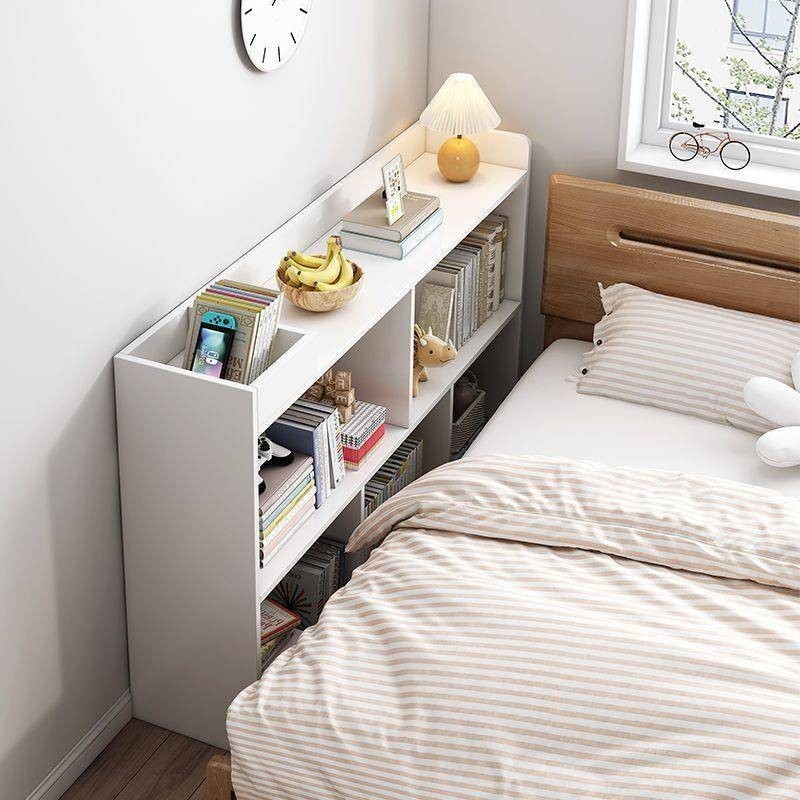 Bedside shelf Simple bedside cabinet Long cabinet Narrow bookshelf slit ...
