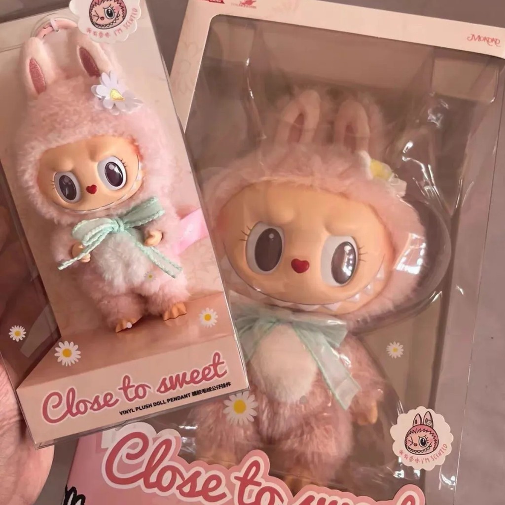 Pop MART THE MONSTERS LABUBU MOKOKO Doll Keychain Moco Monster Rab ...