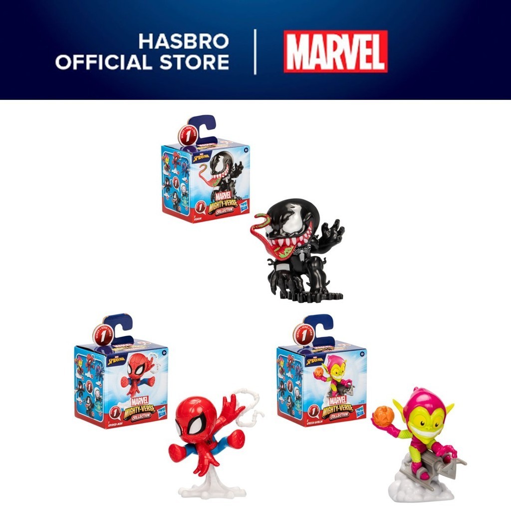 Marvel Spider-Man Mighty-Verse Collection Series 1 Multipack, 6 ...
