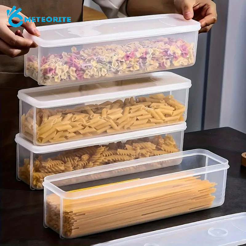 Large Capacity Rectangular Spaghetti Noodles Box - Food Grade Plastic ...