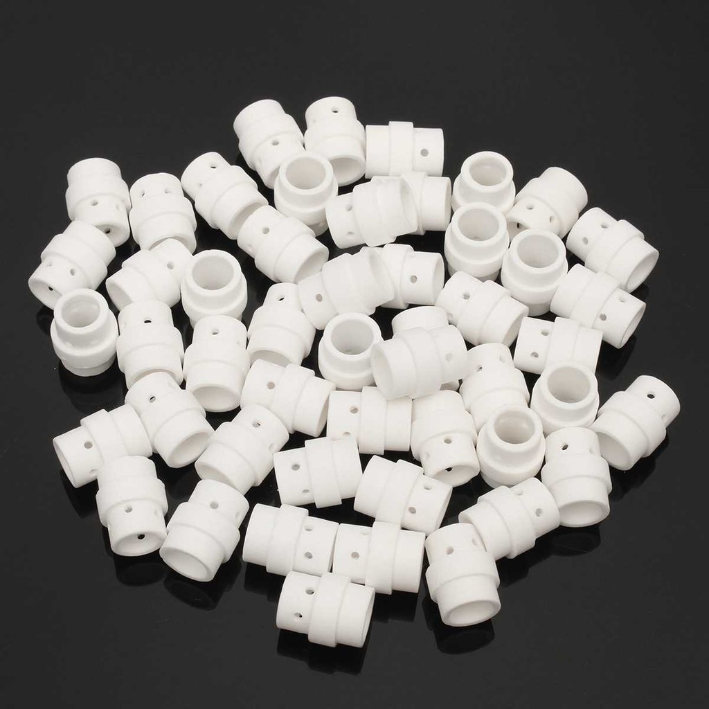 50Pcs Set Ceramic Gas Diffuser Swirl Ring Cutting for MB 24 KD MIG MAG ...