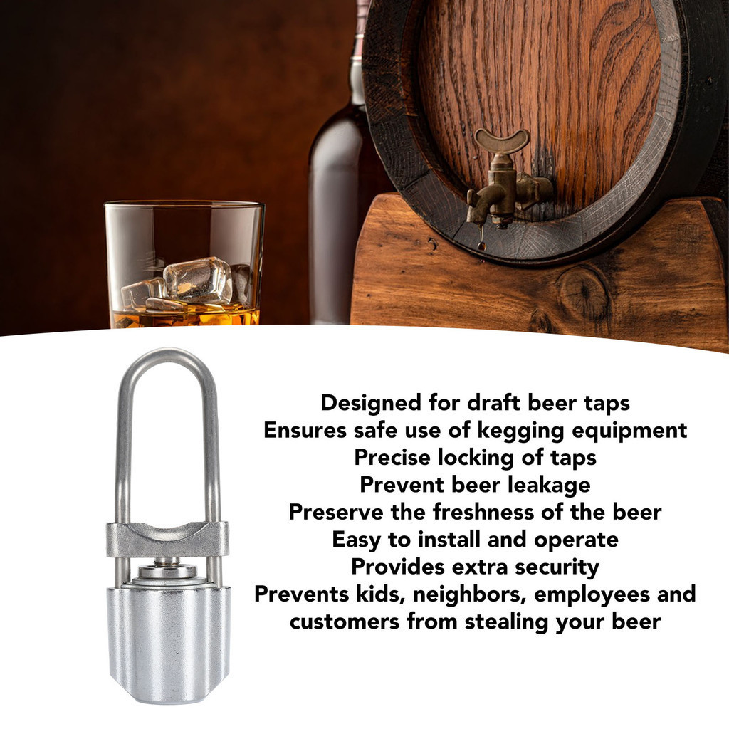[EPAY] Beer Tap Lock Stainless Steel Safe Leakage Proof Draft Beer ...