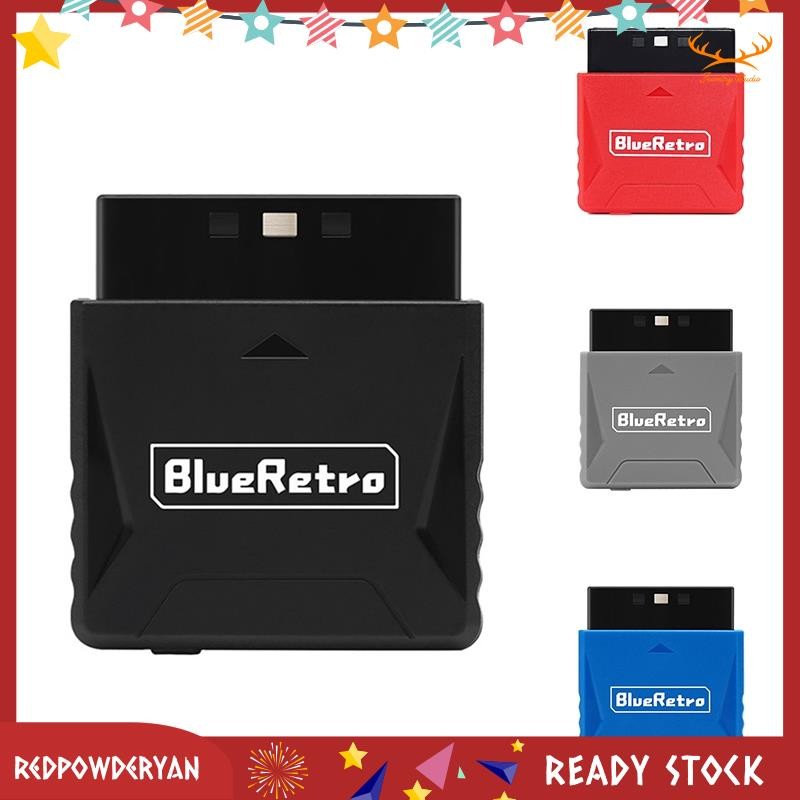 [Stock] Blueretro Receiver Wireless Game Controller Adapter for PS1/PS2 ...