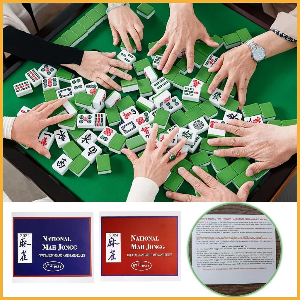 Mahjong Cards 2024 Large Print 2024 Large Print Mahjong Rules Scorecard ...