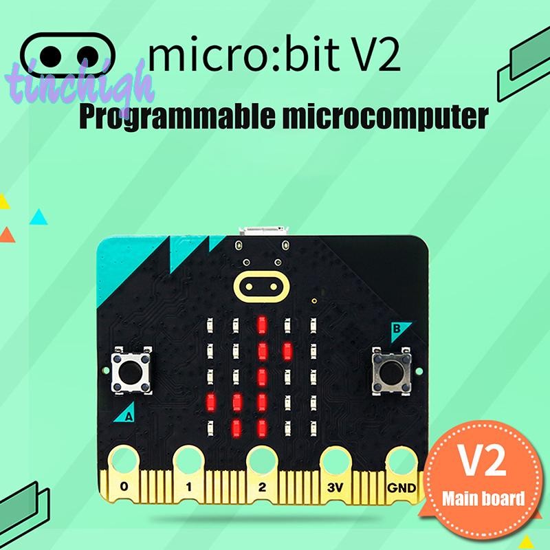 [TinchighS] Micro：Bit V2 Micro Bit Go Edition BBC Microbit For Kids DIY Development Board BBC ...