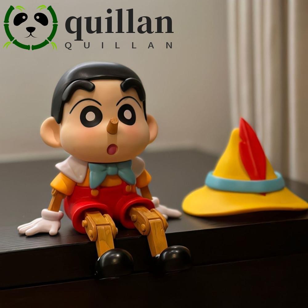 QUILLAN Crayon Shin-Chan Figure, Puppet Movable Joint Shinnosuke Nohara ...